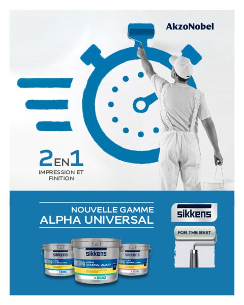SIKKENS présente sa nouvelle gamme ALPHA UNIVERSAL | BATI-Today